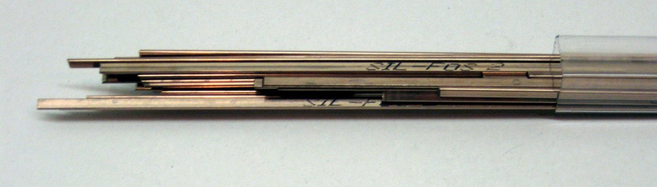 95030 Lucas Milhaupt Sil Fos Silvaloy 2% Silver 28 Rods 1 Pound Solder ...