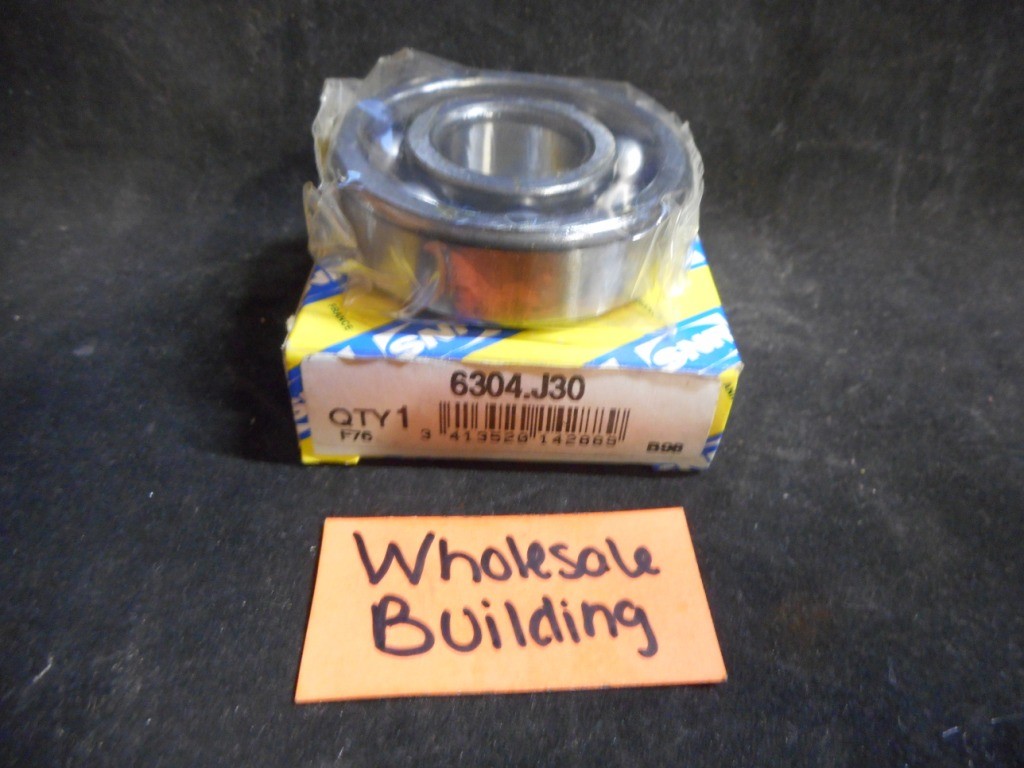 SNR BALL BEARING 6304.J30 BORE: 22MM OD: 52MM W: 15MM | eBay