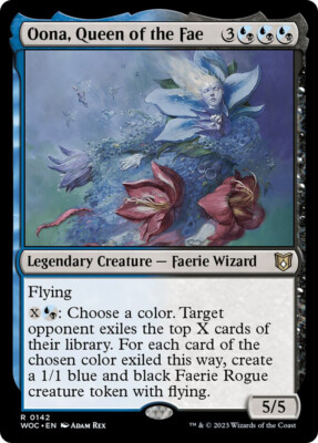 MTG Oona, Queen of the Fae - Wilds of Eldraine Commander #142 | eBay