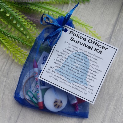 Police / Firefighter Survival Kit Gift for Secret Santa Police Officer ...