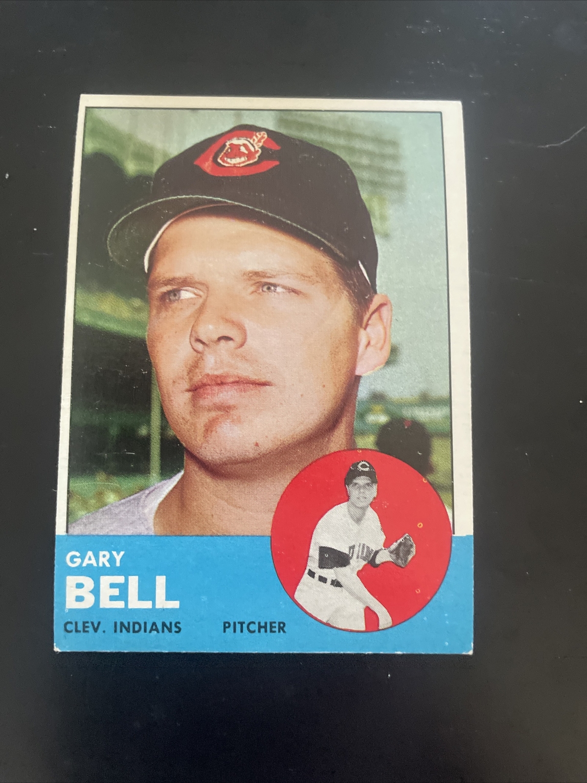 GARY BELL 1963 Topps #129 Baseball Card Cleveland Indians VG/EX (Follow ...