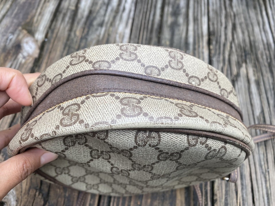 Pre-Owned,Genuine,Vintage, GUCCI,Monogrammed, Rare, Crossbody/Bag/Purse ...
