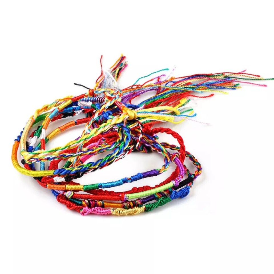 1 Pcs Wholesale Jewelry Braid Strands Friendship Handmade Bracelet ...