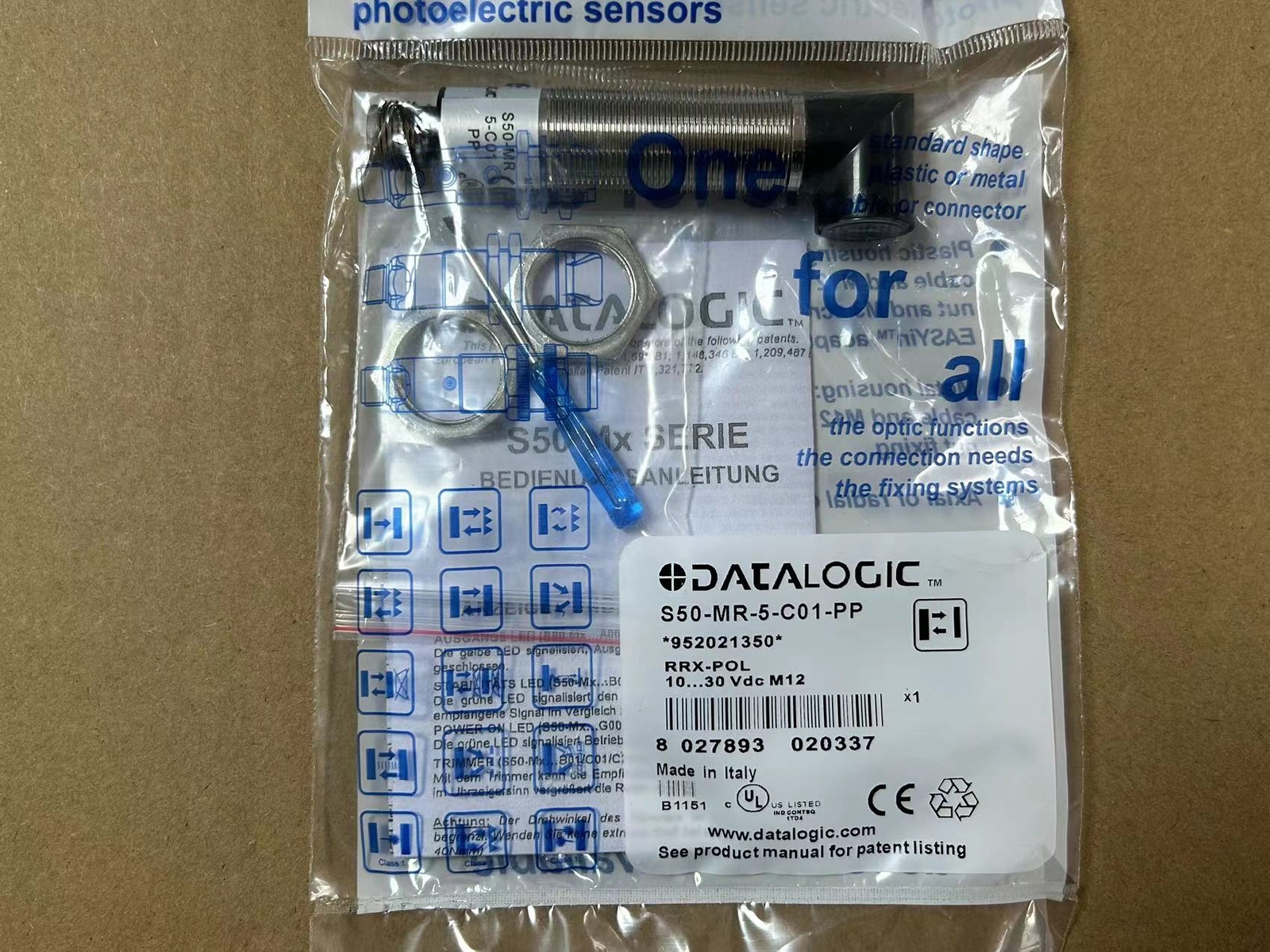 1pcs for Datalogic Photoelectric Sensor S50-mr-5-c01-pp for sale online ...