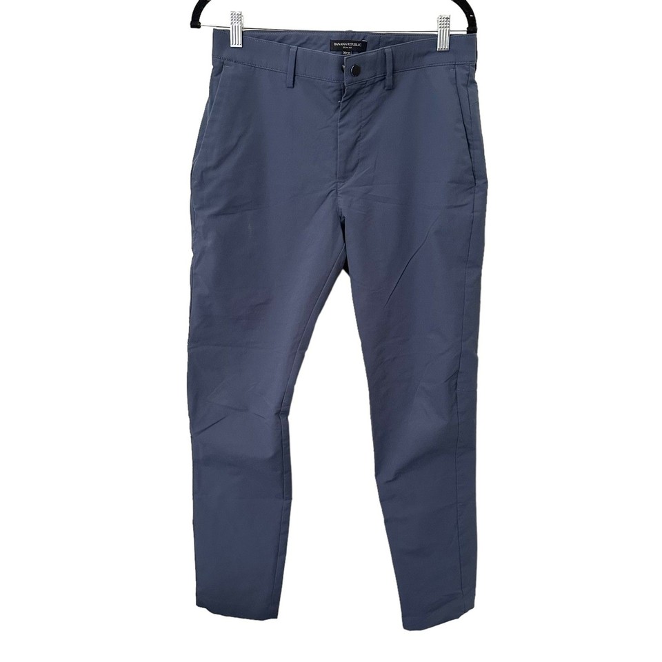 BANANA REPUBLIC Slim City Pant Mist Blue 30x30 | eBay