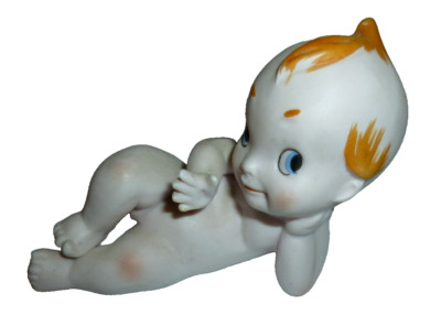 Vintage Lefton Kewpie Piano Baby Figurine Porcelain | eBay