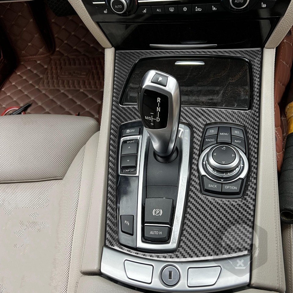 26Pcs Carbon Fiber Interior Center Console Trim Kits For BMW 7 Series ...