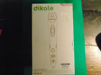Dikale 3D Pen Kit DKL-07A White Pen With Stand Arts Crafts | eBay