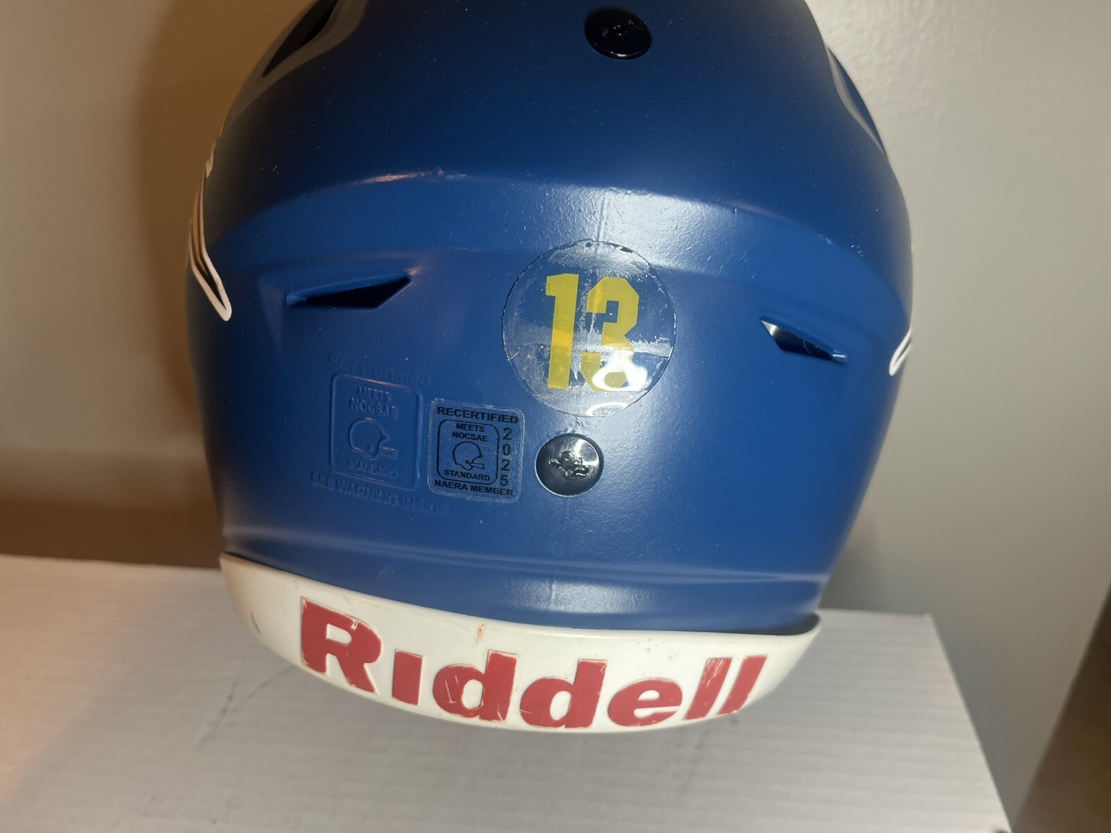 2024 (clear) NOCSAE Football - Replacement Recertified Replica Helmet ...