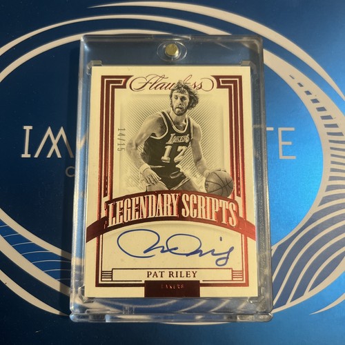Pat Riley- 2021-22 Flawless Legendary Scripts Auto /15 Lakers | eBay