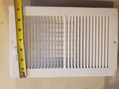 2 pk White 10x6 HVAC Vent Cover, Sidewall/Ceiling 2-way Register | eBay