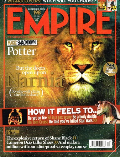 EMPIRE #198 12/2005 LION ASLAN Narnia HARRY POTTER Cameron Diaz MONICA ...