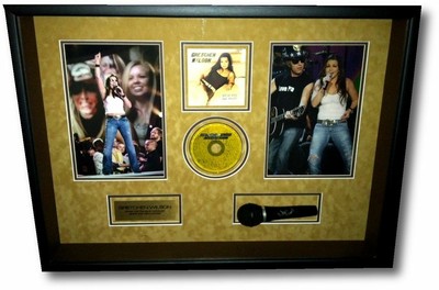 Gretchen Wilson Hand Signed Autograph Microphone Into Large Custom ...