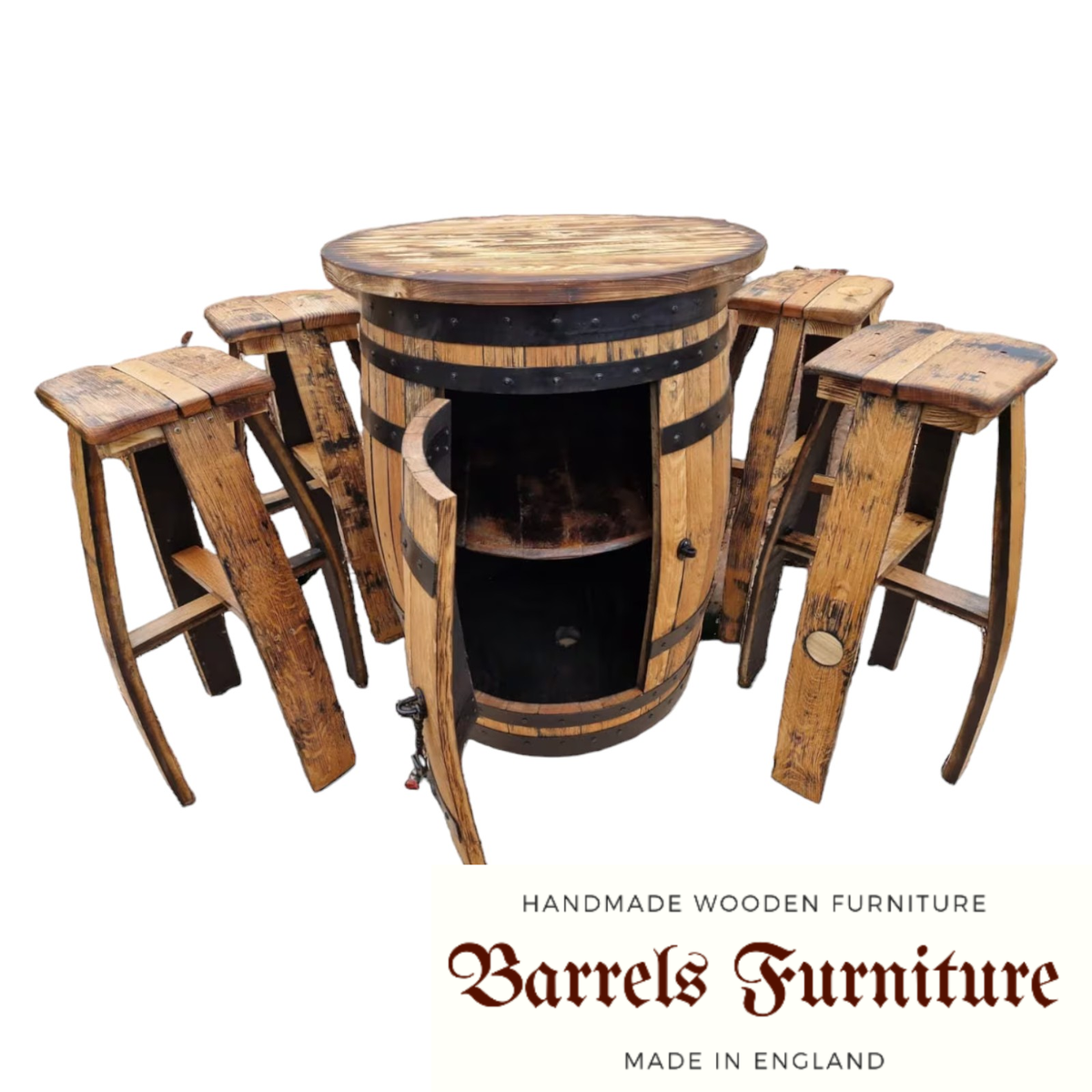 Bar Stools Made From Wine Barrels Wine Barrel Bar Stool 2025