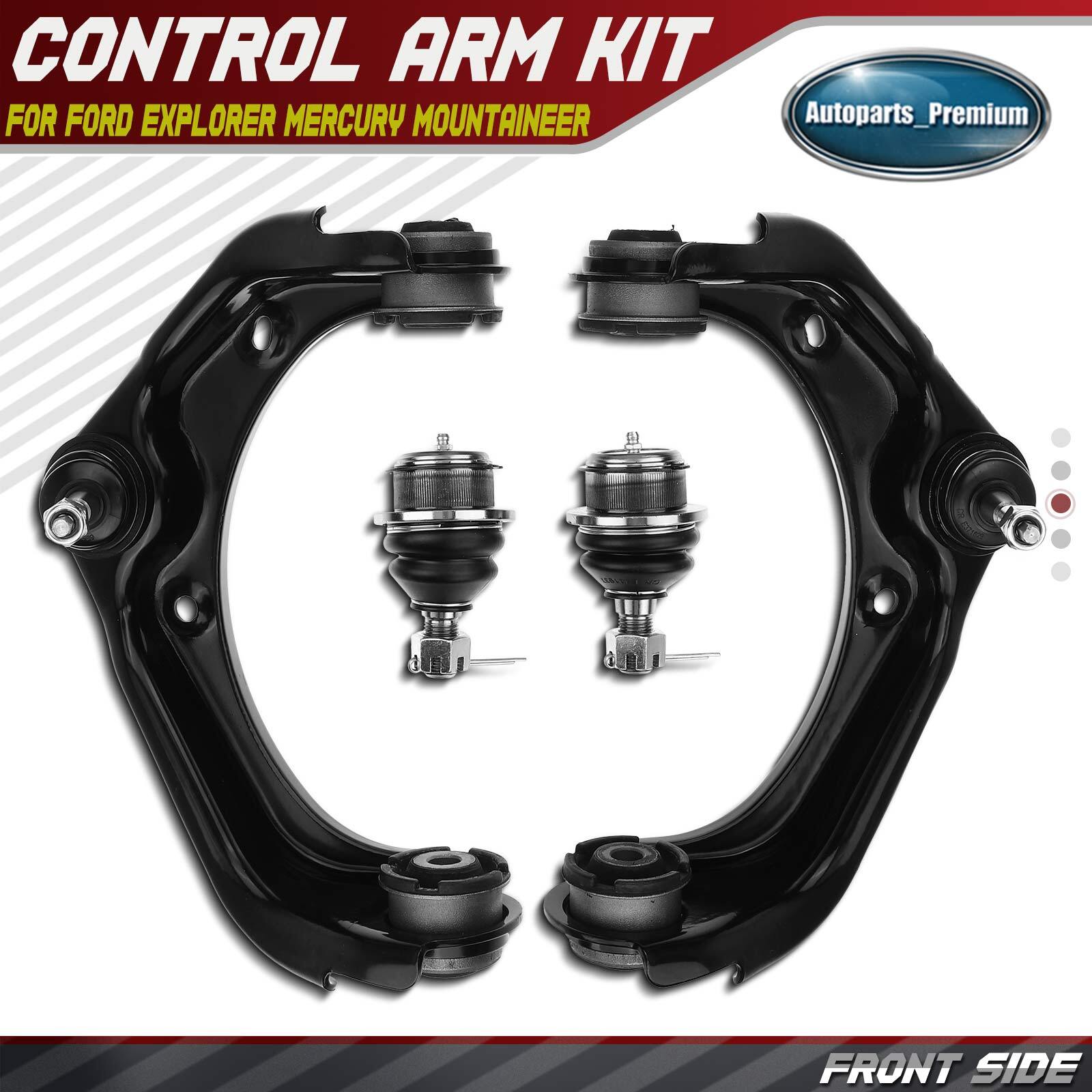 4x Front Upper Control Arm w/ Ball Joint for Ford Explorer Mercury ...