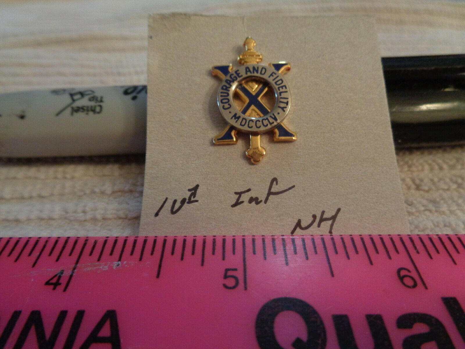 10th Infantry NH Unit Crest, DI, DUI (DRAW#S17) | eBay
