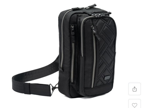 NWT Lug Tailback Brushed BLACK Adjustable Sling Bag NEW | eBay