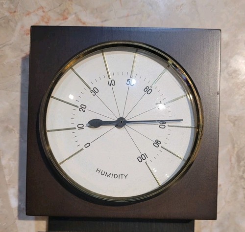 Vintage MCM Jason West Germany Thermometer Barometer Humidity Weather ...