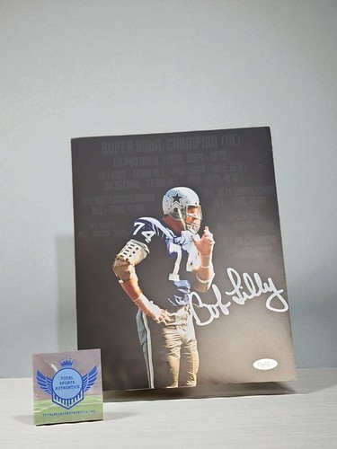 🔥BOB LILLY AUTOGRAPHED DALLAS COWBOYS 8x10 PHOTO W/ COA | eBay