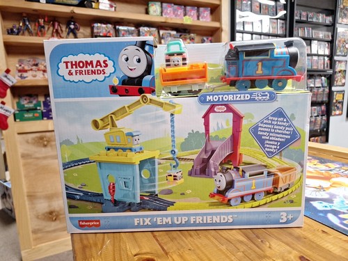 Thomas & Friends Fix 'em Up Friends Train and Track Set with Motorized ...