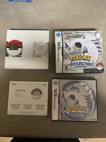 Pokemon Soul Silver Version - w/ Manuals, Game Case, Game and ...
