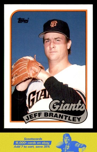 1989 Topps Traded Jeff Brantley RC #14T San Francisco Giants | eBay