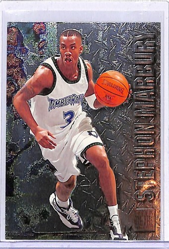 1996-97 Fleer Metal #189 Stephon Marbury Minnesota Timberwolves Rookie ...