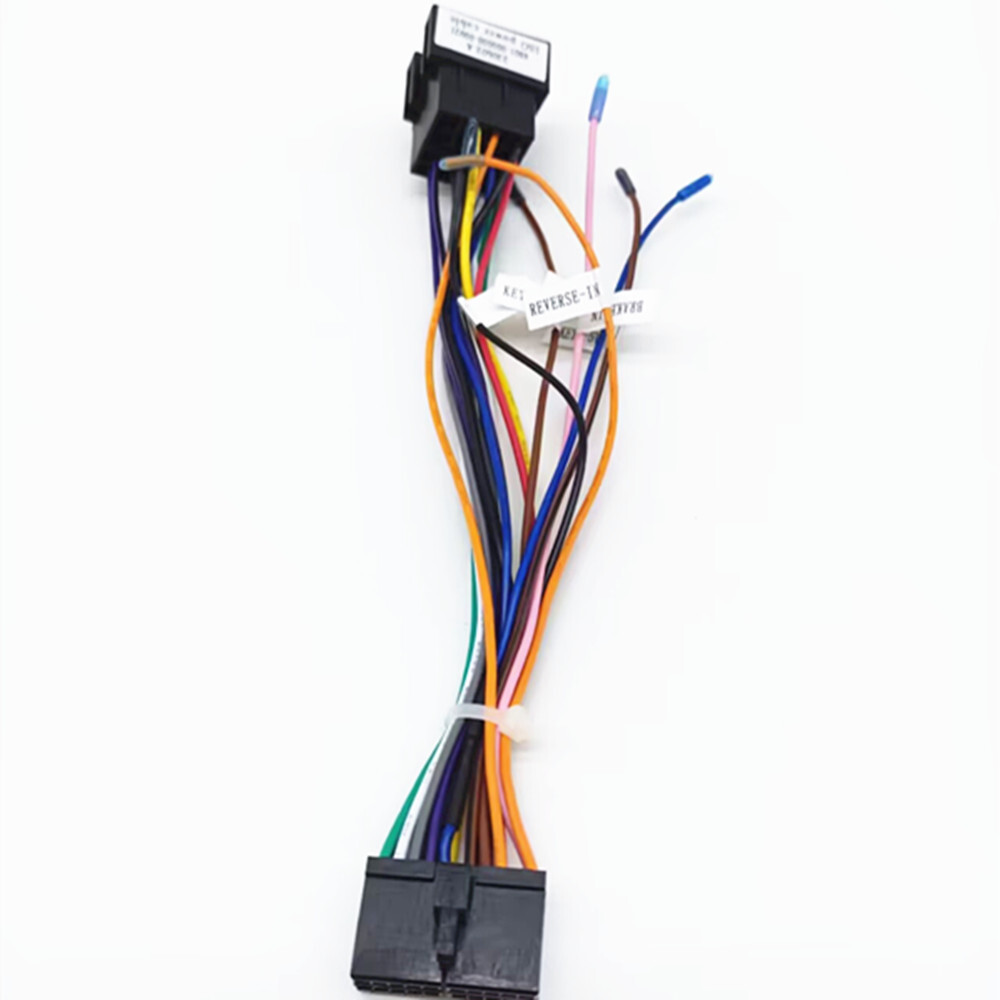 Car Radio Stereo Harness Adapter Wiring Connector For ISO Android pins ...