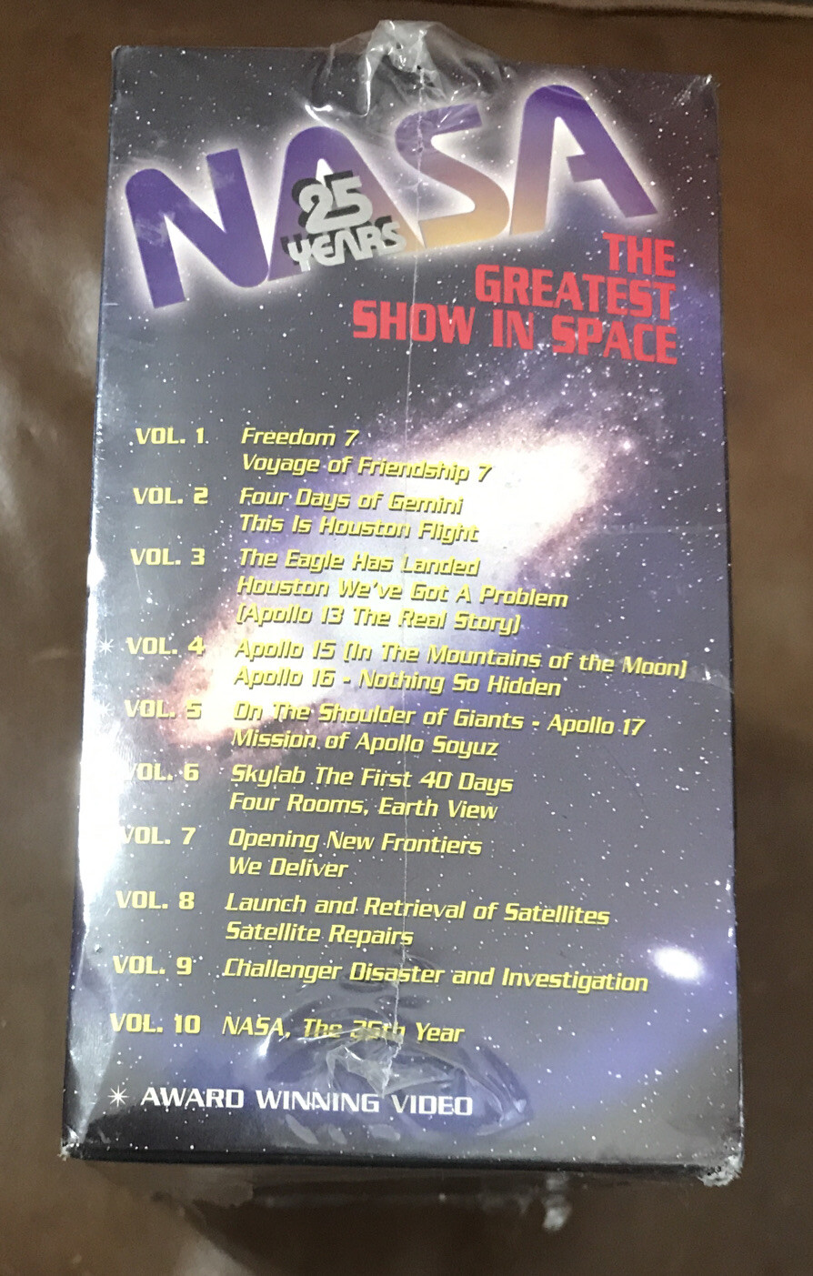 NASA 25 Years: The Greatest Show In Space Collection - 10 Pack (VHS/EP ...