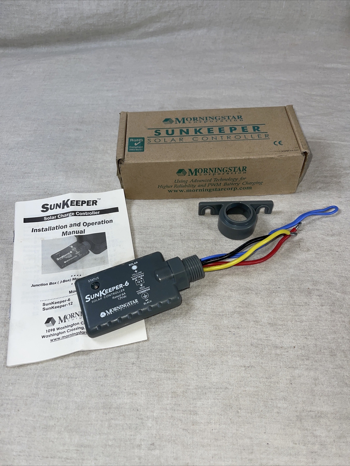 Sun Keeper 6 Solar Controller SK-6 Module 6 AMP 12 Volt MorninigStar ...