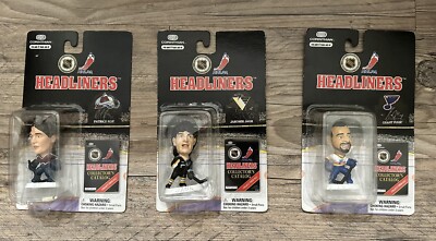 Lot of 3 NHL Corinthian Headliners Jaromir Jagr - Patrick Roy - Grant ...