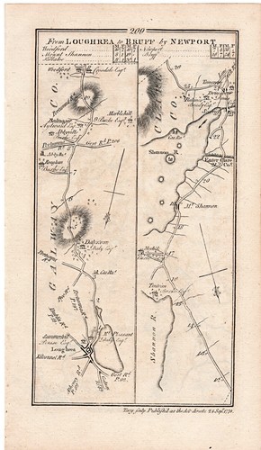 Taylor Skinner Ireland Map Loughrea Mountshannon Killaloe Newport ...