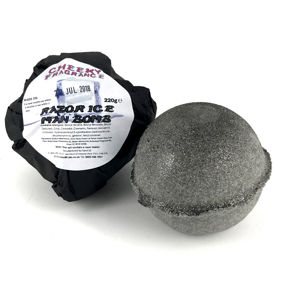 Razor Ice Luxury Handmade Bath Bomb for Men | eBay UK