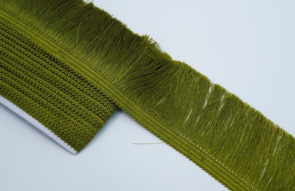 2Y 4 IN Silky Feather Fringe Trimming Braid Wedding Embellish Lace ...