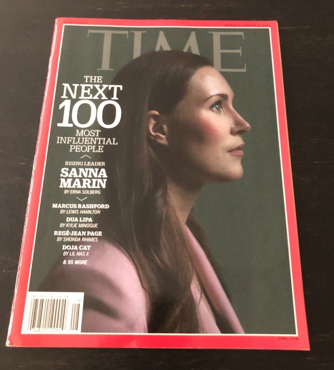 TIME Magazine Mag Sanna Marin 100 Most Influential People Finland March ...