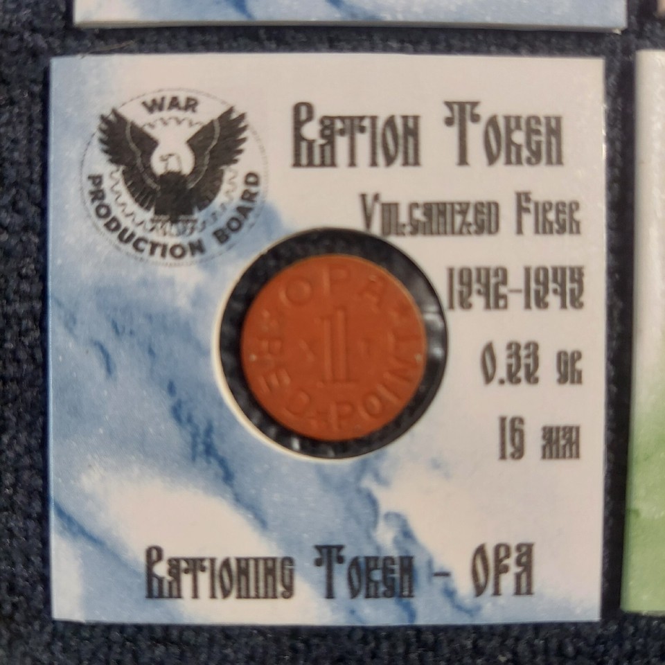 OPA Ration Points Token Red - 1 Token | eBay