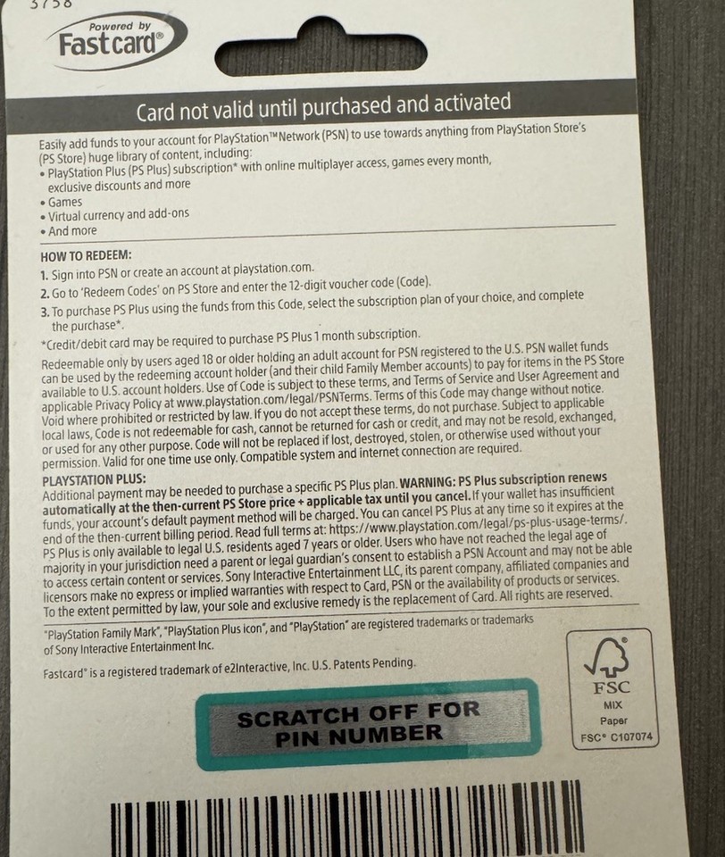 Sony Playstation Store $100 Gift Card - Ps5 Ps4 Ps3 Play gift . | eBay