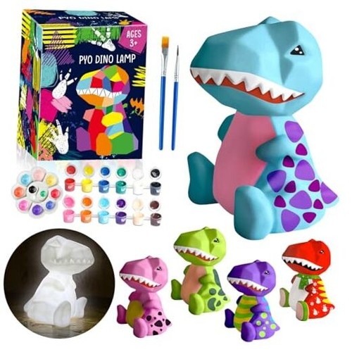 4.3in Paint Your Own Lamp Kit - Arts and Crafts Supplies Painting Kit ...