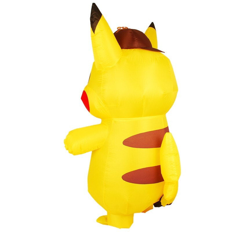 Inflatable Costume Pikachu Mascot Outfit for Halloween Cosplay Party ...