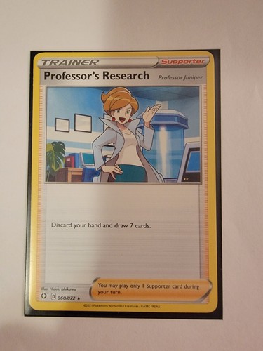 Pokémon TCG Professor's Research Shining Fates 060/072 Regular Rare | eBay