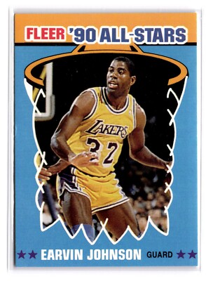 1990 Fleer All Stars Earvin Johnson #4 Of 12 Los Angeles Lakers | eBay