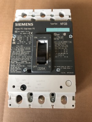 Siemens NFK3B225, 225 Amp, 3 Pole 600V NFGB. New Circuit Breaker | eBay