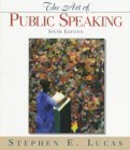Art of Public Speaking - Paperback By Stephen E Lucas - ACCEPTABLE | eBay