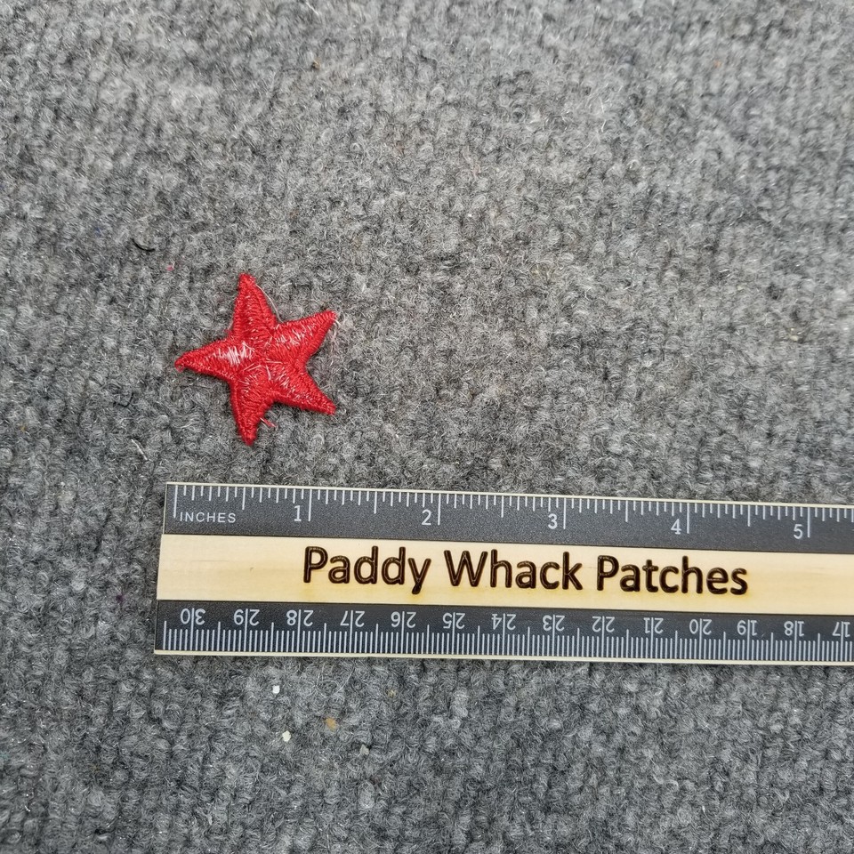 Vintage Red Star Patch Small Embroidered V0 | eBay