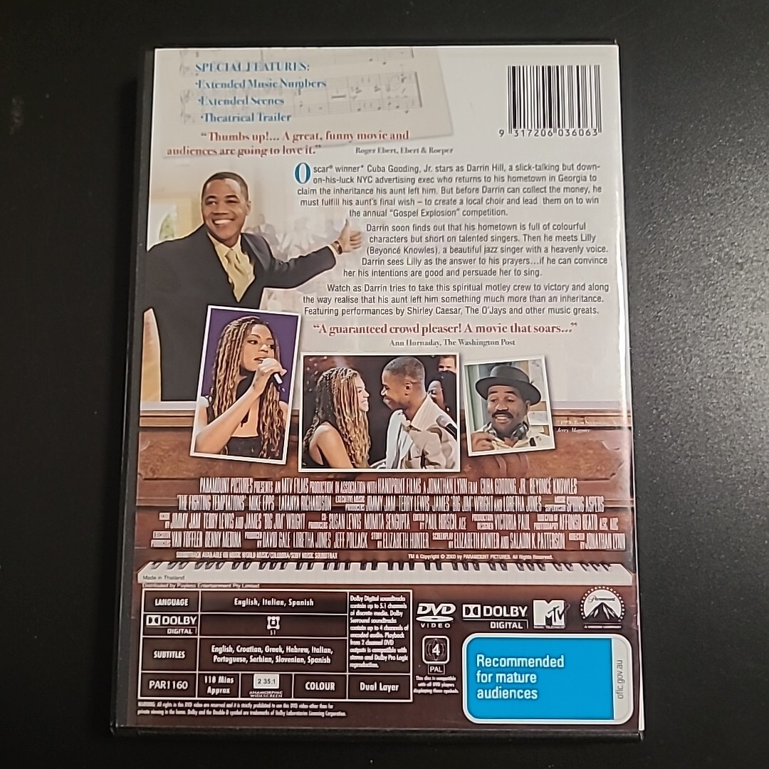 The Fighting Temptations - DVD Region 4 for sale online | eBay