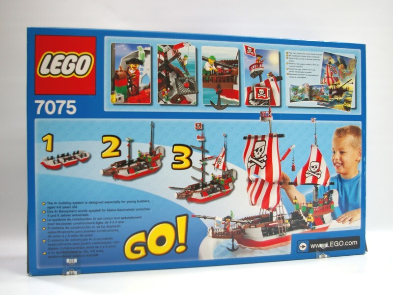 Lego Pirates 7075 Captain Redbeard's Pirate Ship Oliginal Vintage MISB ...