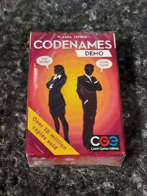Tiny Codenames Promo Demo Game - Czech Games Party Board Game New! Code ...