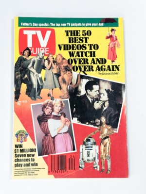 TV Guide Magazine June 15 1991 50 Best Videos Beau Bridges Joan Allen ...
