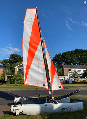 Topper Topaz 12 CX Catamaran Dinghy Sailing Boat | eBay UK