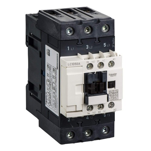Schneider Electric LC1D50 Contactor 50A TP 1NO+1NC 220VAC LC1D50AM7 | eBay